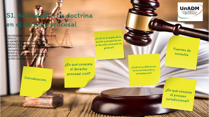 La doctrina en el derecho procesal by Mario Islas Torres on Prezi