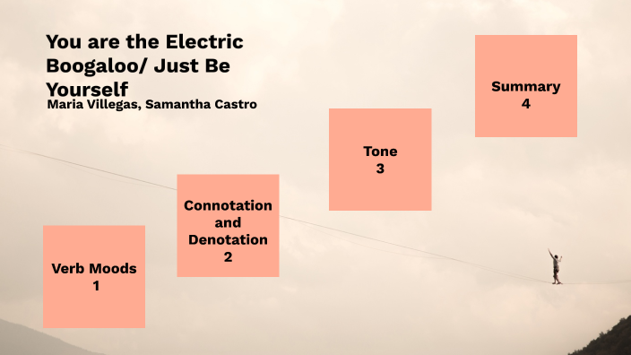 You are the Electric Boogaloo/ Just Be Yourself by Samantha Castro ...