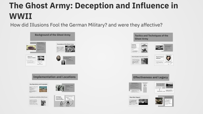 The Ghost Army: Deception and Influence in WWII by Jackson veirs on Prezi