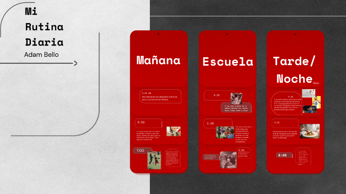 Daily Routine Spanish IV by Adam Bello on Prezi