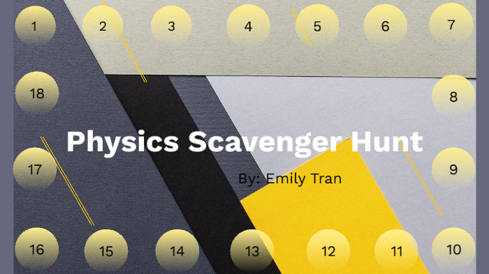 Physics Scavenger Hunt by Emily Tran on Prezi