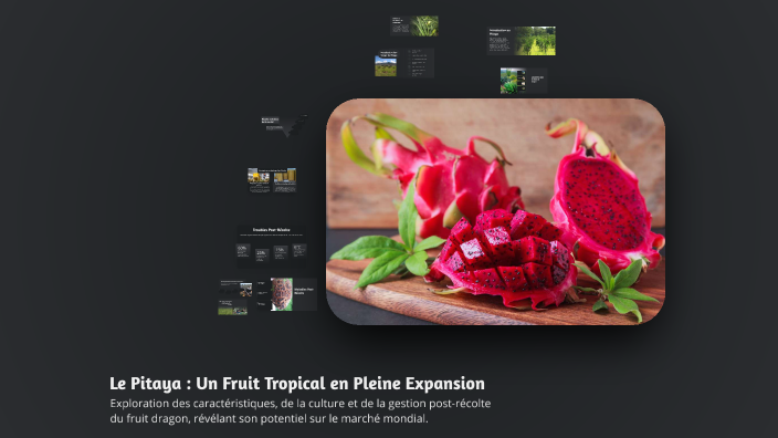 Le Pitaya : Un Fruit Tropical en Pleine Expansion by sebai amal on Prezi