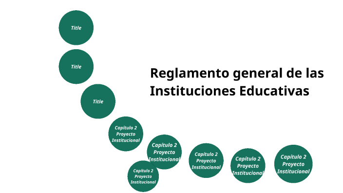 Reglamento general de las Instituciones Educativas by Daniela Serignese