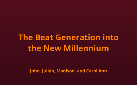 Jazz Era - The Beat Generation by Carol Benner on Prezi