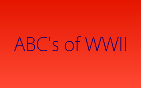 WWII ABC List by Alex Ramsaier on Prezi