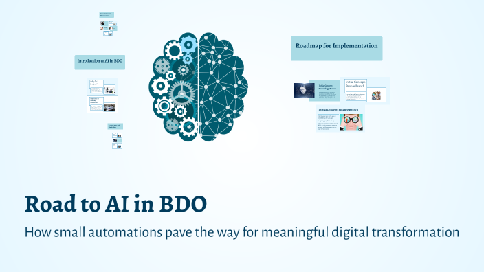 Road to AI in BDO by Adam Brunovsky on Prezi
