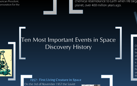 10 of the Most Important Events in Space History by Alarica Redfern on ...