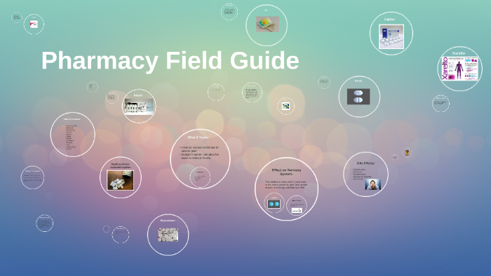 Pharmacy Field Guide by Cristian Ramos on Prezi