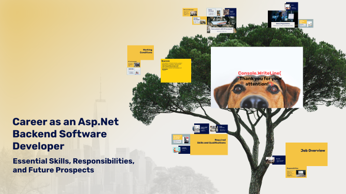 Career as an Asp.Net Backend Software Developer by dani 1 on Prezi