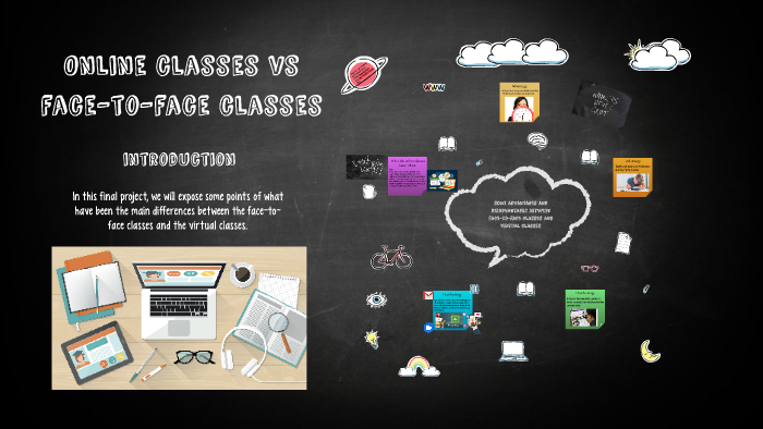 Online classes vs face-to-face classes by Hiram Vazquez on Prezi