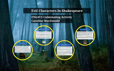 Evil Characters In Shakespeare by Caroline MacDonald on Prezi