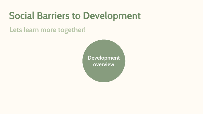 Social Barriers To Development by Layane Abdo on Prezi