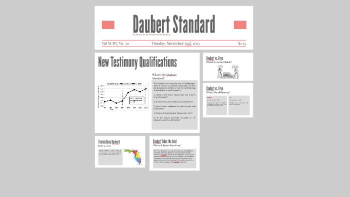 Daubert Standard by Kellie Wilkerson on Prezi