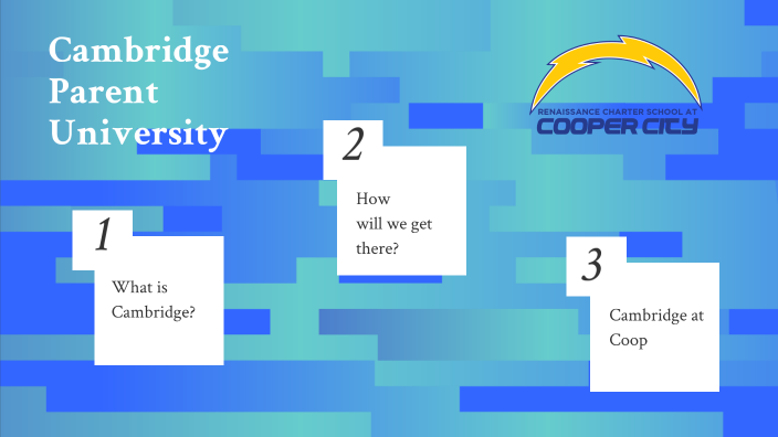 Coop Cambridge Intro Parent University by Aimee Sweet