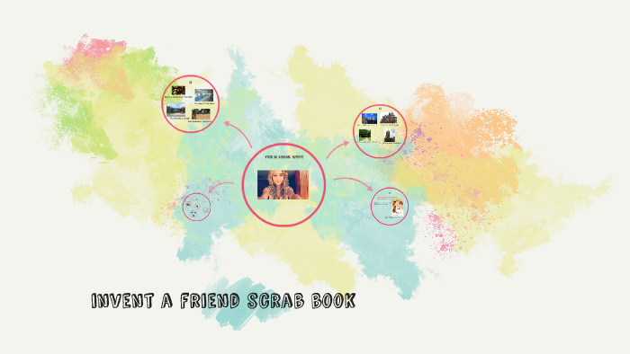 invent a friend scrab book by