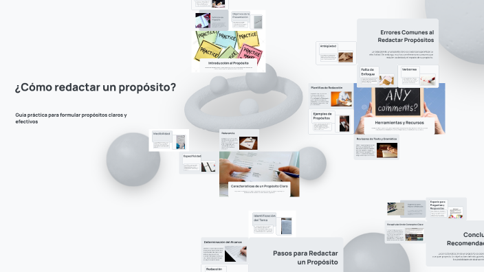 ¿Cómo redactar un propósito? by Dionicio Velasquez on Prezi