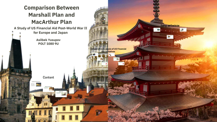 Comparison Between Marshall Plan and MacArthur Plan by Asilbek Yusupov ...