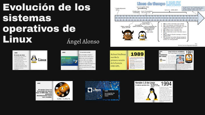Cronología de los sistemas operativos de Linux by Ángel Alonso on Prezi