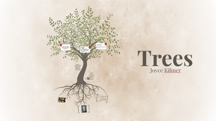 Trees by Alfred Joyce Kilmer by Claudine Rasquero on Prezi