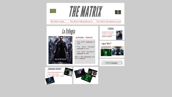 The MATRIX en español by Angeles Castaño on Prezi