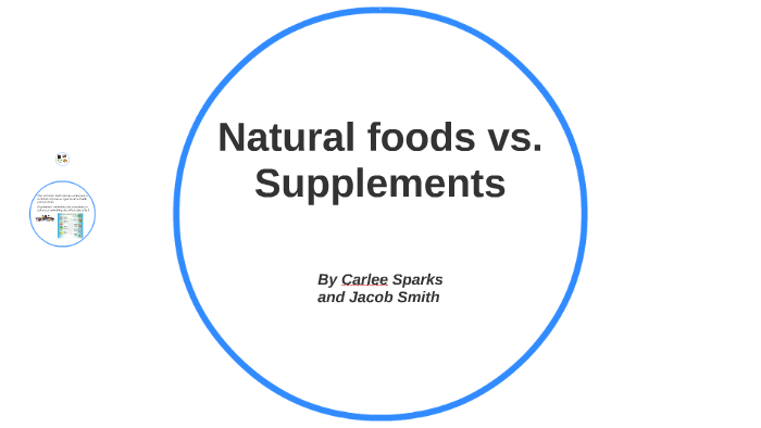 Natural foods vs. Supplements by Jacob Smith on Prezi