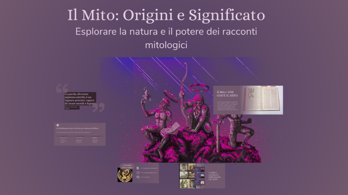 Il Mito: Origini e Significato by Elisa Solinas on Prezi