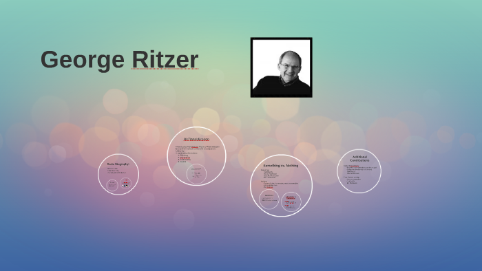 George Ritzer by Leanna Trister