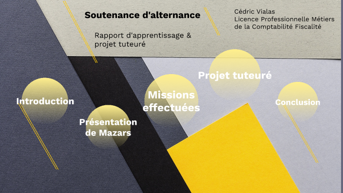 Soutenance LPMCF by Cédric VIALAS on Prezi