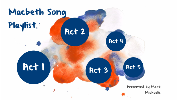 Macbeth Song Playlist by Mark Michaelis on Prezi