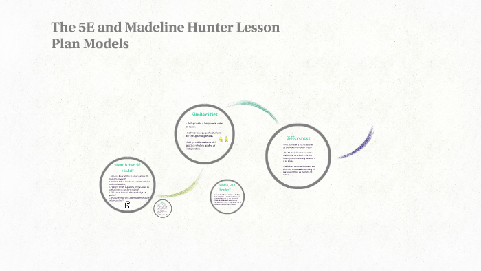 the 5E and Madeline Hunter Lesson Plan Models by Ali Sluismans on Prezi