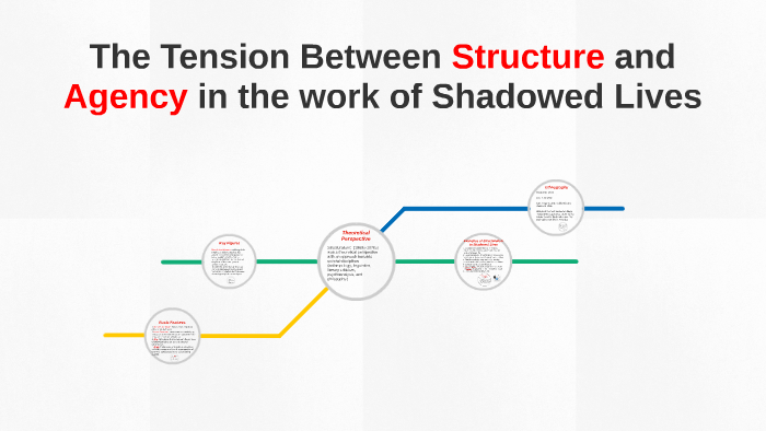 The Tension Between Structure and Agency in the work of Shad by ...