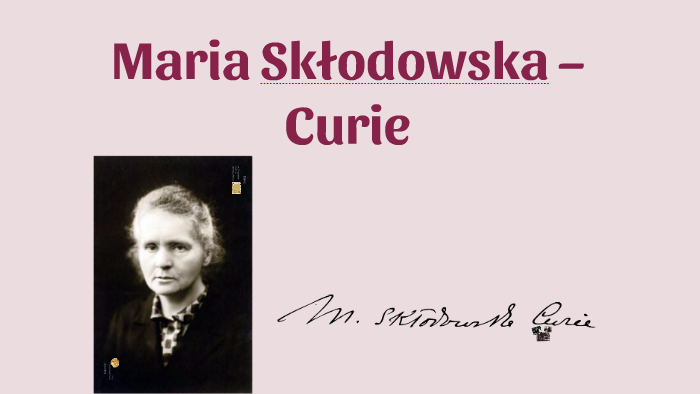 Maria Skłodowska – Curie by Elze Amileviciute