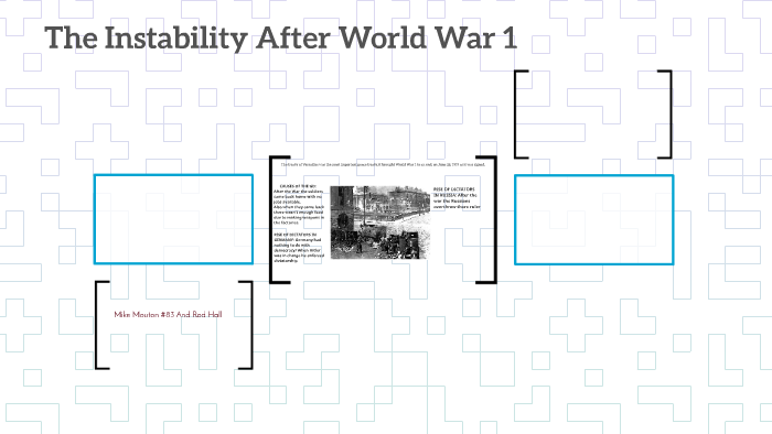 The Instability After World War 1 by Mike Mouton on Prezi