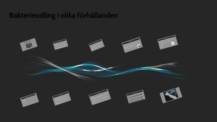 Bakterieodling i olika förhållanden by meron molla on Prezi