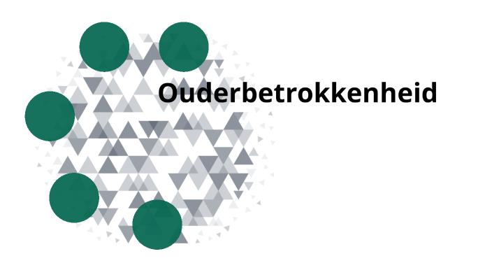 Ouderbetrokkenheid in het onderwijs. by Ivo Schimmel on Prezi