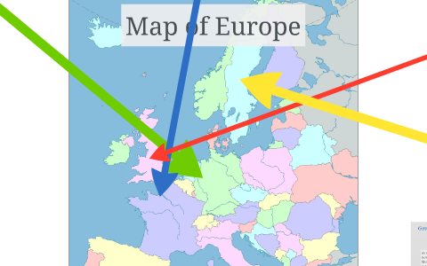 Map of Europe by Jake Waters on Prezi