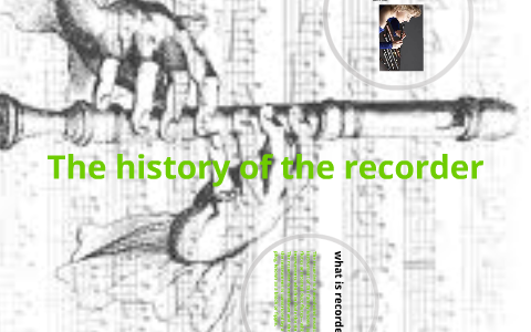 The history of the recorder by Brian park