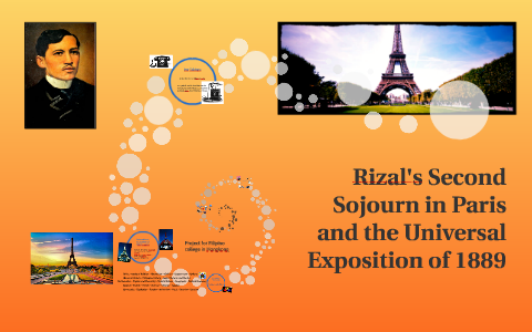 Rizal's Second Sojourn in Paris and the Universal Exposition by Ken ...