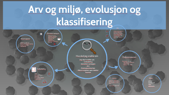 Arv Og Miljø Evolusjon Og Klassifisering By Lise Kristine Trælnes On Prezi