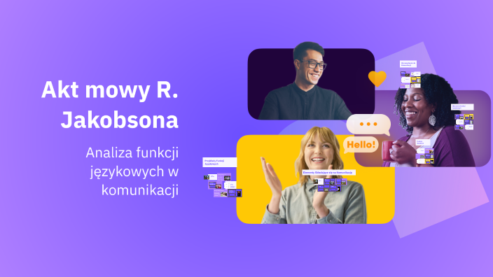 Akt mowy R. Jakobsona by michal monisuzko on Prezi