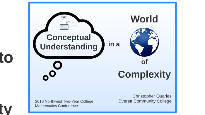 Conceptual Understanding in a Complex World by Christopher Quarles on Prezi