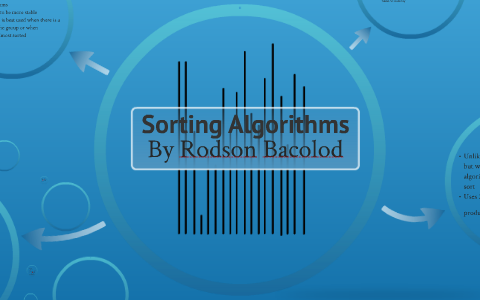 Sorting Algorithms by Rodson Bacolod on Prezi