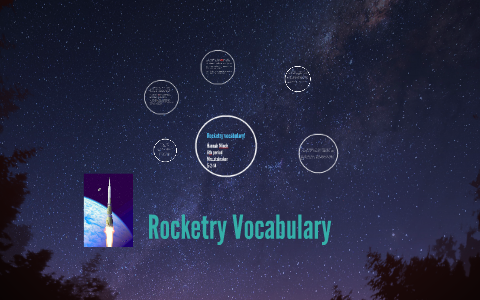 Rocketry Vocabulary by Hannah Minch