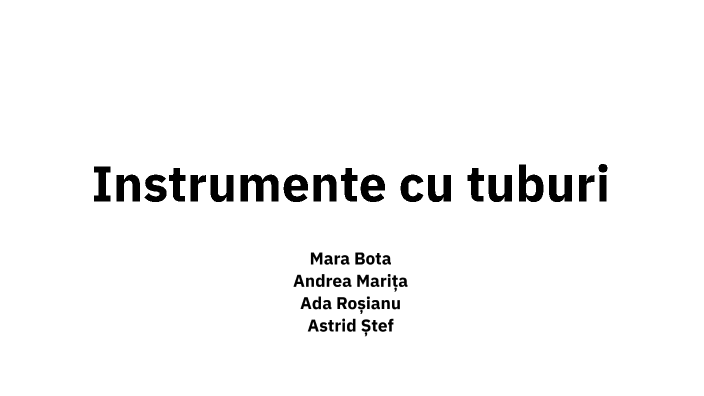 Instrumentele muzicale cu tuburi au o istorie îndelungată și fascinantă ...