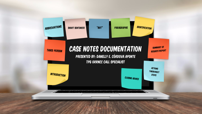 Case notes documentation by Danelly Cordova on Prezi