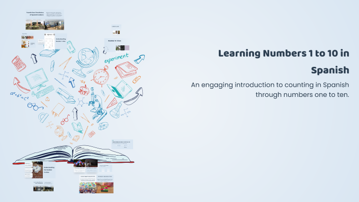 Learning Numbers 1 to 10 in Spanish by Claudia Cuellar on Prezi