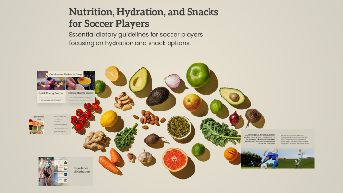 Nutrition, Hydration, and Snacks for Soccer Players by Ricardo Vallejo ...