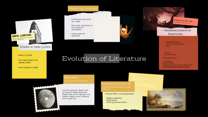 Evolution Of American Literature by Julia Starkes on Prezi