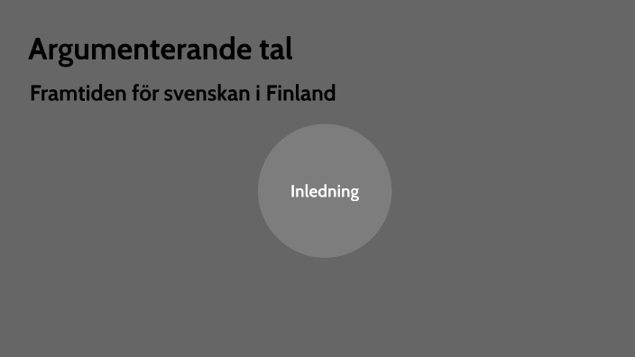 Argumenterande tal by Patrik Lindblom, Centrum Vux elev on Prezi