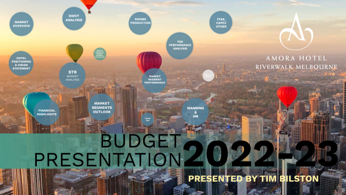Amora Hotel Riverwalk Melbourne Budget Presentation by Tim Bilston on Prezi